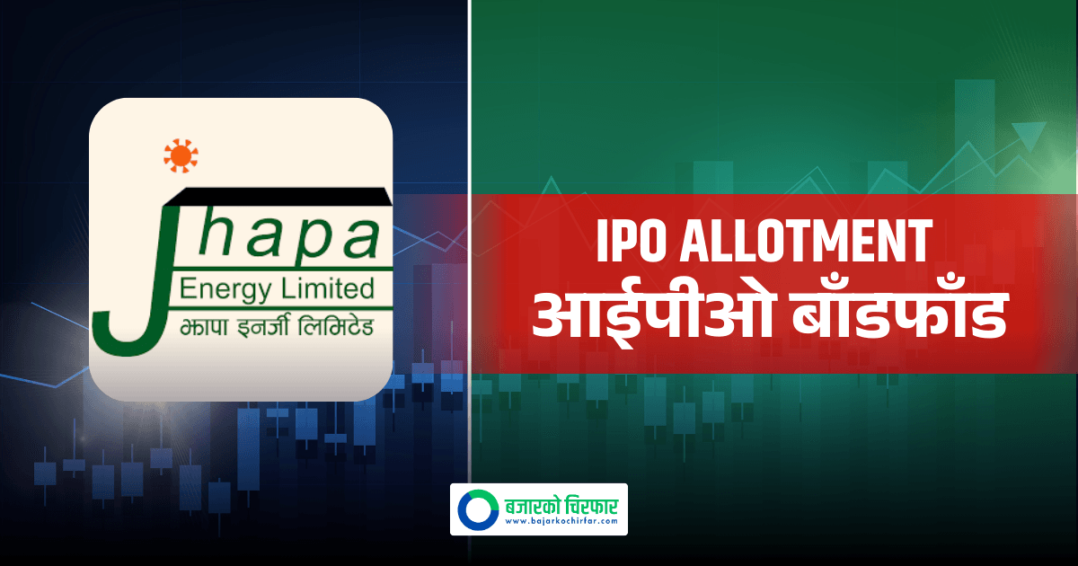 NEPSE Trading Chart - Bajarko Chirfar English